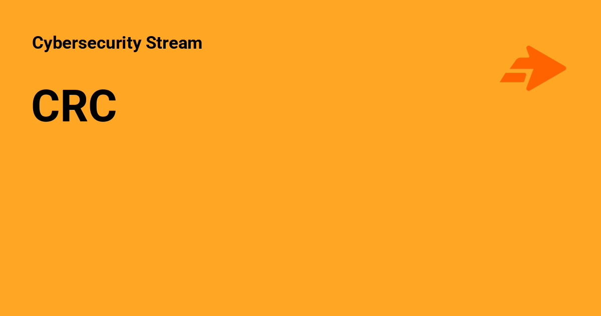 CRC - Cybersecurity stream